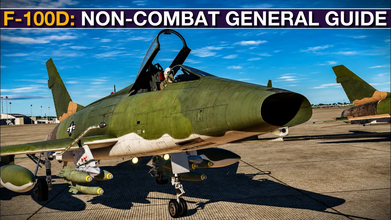 F-100D: Controls, Cockpit, Start Ups, Zell, Flight, AAR & Cameras Guide ...